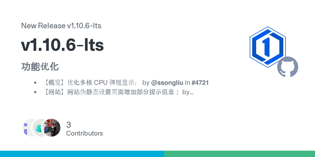1Panel v1.10.6-lts 更新 - 1Panel - Moe Tom